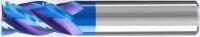 China H65 4R Round Nose End Mill 3mm-12mm 4 Flute Solid Carbide End Mill for sale