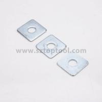 China DIN436 Carbon Steel Washer M6-M56 Flat Square Washers Zinc Plated for sale