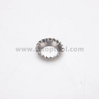 China Polished Stainless Steel Lock Washer Din6798V External Tooth Lock Washer for sale