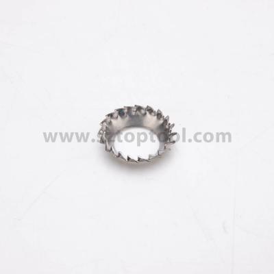China Polished Stainless Steel Lock Washer Din6798V External Tooth Lock Washer for sale