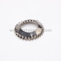 China Polished Stainless Steel Lock Washer Din6798V External Tooth Lock Washer for sale