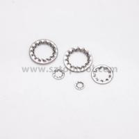 China DIN6798J Tooth Type Lock Washer M3-M42 SS Lock Washers Polished for sale