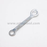 China Pressed Steel Double Ended Wrench Zinc Plated Stainless Steel Spanner for sale