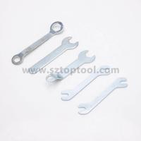 China Pressed Steel Double Ended Wrench Zinc Plated Stainless Steel Spanner for sale