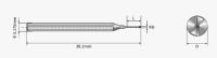 China UCN SERIES Micro Single Flute Drill Bit 38.1mm Printed Circuit Board Drill Bits for sale