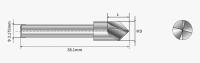 China 2mm-12mm PCB Flat Bottom Counterbore Drill Bit for sale