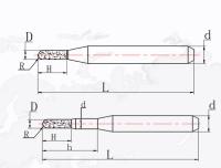 China Spherical Diamond Abrasive Cutting Tool TiAlN Coating for sale