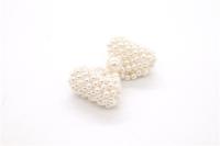 China Handmade beads,handmade bow High-grade imitation pearls,Glass bead shoe decoration  /Fashion shoe accessories for sale