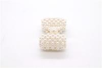 China Handmade beads,handmade bow High-grade imitation pearls,Glass bead shoe decoration  /Fashion shoe accessories for sale