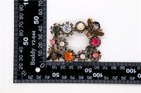 China Custom Colorful Shoe Ornaments Clips For Woman Black / Nickel / Gold Color for sale