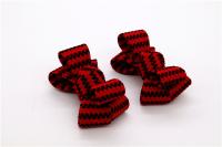 China girl shoe-trimmed bow/Chequered coloured bow/Handmade coloured bow Lace, ribbon, mesh Various colors for sale