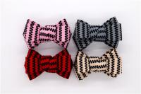China girl shoe-trimmed bow/Chequered coloured bow/Handmade coloured bow Lace, ribbon, mesh Various colors for sale