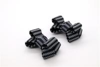China girl shoe-trimmed bow/Chequered coloured bow/Handmade coloured bow Lace, ribbon, mesh Various colors for sale