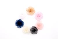China Multi Colors Shoe Lace Flowers Fashionable Style SGS Certification for sale