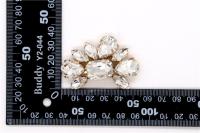 China shoe buckle shoe clips rhinestones shoes clips zinc alloy ,copper Gun,nickle,gold for sale