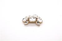 China shoe buckle shoe clips rhinestones shoes clips zinc alloy ,copper Gun,nickle,gold for sale