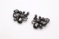 China shoe buckle shoe clips rhinestones shoes clips zinc alloy ,copper Gun,nickle,gold for sale