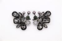 China shoe buckle shoe clips rhinestones shoes clips zinc alloy ,copper Gun,nickle,gold for sale