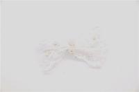China handmade accessories handmade flower /bridal wedding shoe decorative Lace satin black,white,red,dark blue for sale