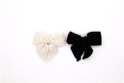 China Handmade beads,handmade bow High-grade imitation pearls,Glass bead shoe decoration /Fashion shoe accessories for sale
