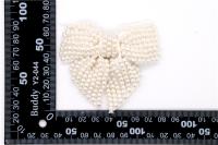 China Handmade beads,handmade bow High-grade imitation pearls,Glass bead shoe decoration /Fashion shoe accessories for sale