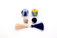 China Handmade beads,handmade bow High-grade imitation pearls,Glass bead shoe decoration /Fashion shoe accessories for sale