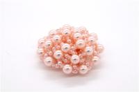 China Handmade beads,handmade bow High-grade imitation pearls,Glass bead shoe decoration /Fashion shoe accessories for sale