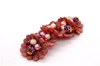 China Handmade beads,handmade bow High-grade imitation pearls,Glass bead shoe decoration /Fashion shoe accessories for sale