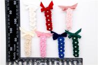 China Handmade beads,handmade bow High-grade imitation pearls,Glass bead shoe decoration /Fashion shoe accessories for sale