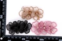 China Handmade beads,handmade bow High-grade imitation pearls,Glass bead shoe decoration /Fashion shoe accessories for sale