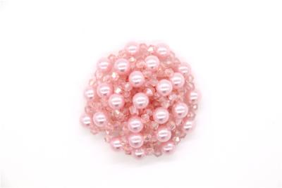 China Handmade beads,handmade bow High-grade imitation pearls,Glass bead shoe decoration /Fashion shoe accessories for sale