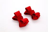 China Ribbon coloured bow-tied shoe flower,Handmade footwear ornaments and flower Thread ribbon Beige ,white,black,red ,blue for sale
