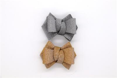 China Ribbon coloured bow-tied shoe flower,Handmade footwear ornaments and flower Thread ribbon Beige ,white,black,red ,blue for sale