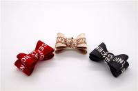China Ribbon coloured bow-tied shoe flower,Handmade footwear ornaments and flower Thread ribbon Beige ,white,black,red ,blue for sale
