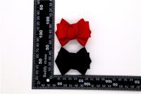 China Ribbon coloured bow-tied shoe flower,Handmade footwear ornaments and flower Thread ribbon Beige ,white,black,red ,blue for sale
