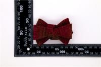 China Ribbon coloured bow-tied shoe flower,Handmade footwear ornaments and flower Thread ribbon Beige ,white,black,red ,blue for sale