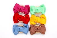 China Ribbon coloured bow-tied shoe flower,Handmade footwear ornaments and flower Thread ribbon Beige ,white,black,red ,blue for sale