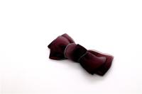 China Ribbon coloured bow-tied shoe flower,Handmade footwear ornaments and flower Thread ribbon Beige ,white,black,red ,blue for sale