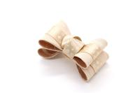 China Ribbon coloured bow-tied shoe flower,Handmade footwear ornaments and flower Thread ribbon Beige ,white,black,red ,blue for sale