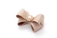 China Ribbon coloured bow-tied shoe flower,Handmade footwear ornaments and flower Thread ribbon Beige ,white,black,red ,blue for sale
