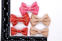 China Ribbon coloured bow-tied shoe flower,Handmade footwear ornaments and flower Thread ribbon Beige ,white,black,red ,blue for sale