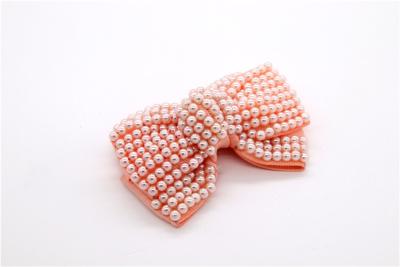 China Ribbon coloured bow-tied shoe flower,Handmade footwear ornaments and flower Thread ribbon Beige ,white,black,red ,blue for sale