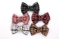 China Ribbon coloured bow-tied shoe flower,Handmade footwear ornaments and flower Thread ribbon Beige ,white,black,red ,blue for sale