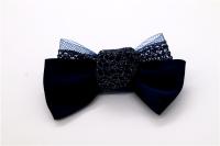 China Ribbon coloured bow-tied shoe flower,Handmade footwear ornaments and flower Thread ribbon Beige ,white,black,red ,blue for sale