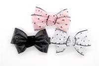 China Ribbon coloured bow-tied shoe flower,Handmade footwear ornaments and flower Thread ribbon Beige ,white,black,red ,blue for sale