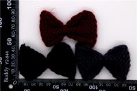 China Ribbon coloured bow-tied shoe flower,Handmade footwear ornaments and flower Thread ribbon Beige ,white,black,red ,blue for sale