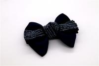 China Ribbon coloured bow-tied shoe flower,Handmade footwear ornaments and flower Thread ribbon Beige ,white,black,red ,blue for sale