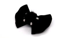 China Ribbon coloured bow-tied shoe flower,Handmade footwear ornaments and flower Thread ribbon Beige ,white,black,red ,blue for sale