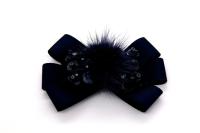 China Ribbon coloured bow-tied shoe flower,Handmade footwear ornaments and flower Thread ribbon Beige ,white,black,red ,blue for sale