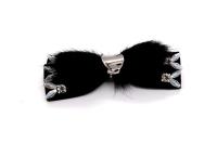 China Ribbon coloured bow-tied shoe flower,Handmade footwear ornaments and flower Thread ribbon Beige ,white,black,red ,blue for sale